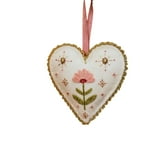 Acrylic Heart Ornament for Christmas Tree | 8cm Clear Red Holiday ...