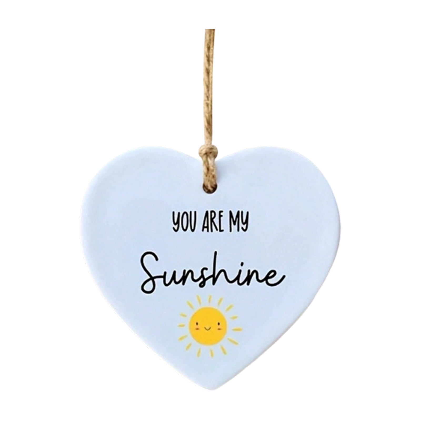 Acrylic Heart Pendant 'You Are My Sunshine' For Mother's Day Valentine ...