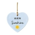 Acrylic Heart Pendant 'You Are My Sunshine' For Mother's Day Valentine ...