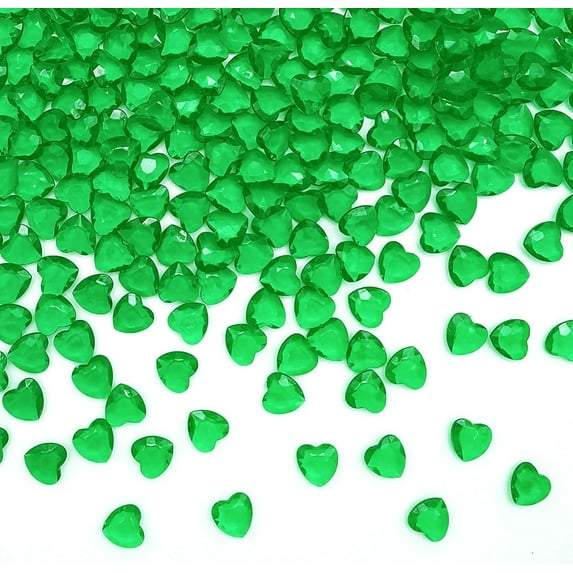 Acrylic Hearts, 1000pcs Small Plastic Hearts, Tiny Plastic Heart ...