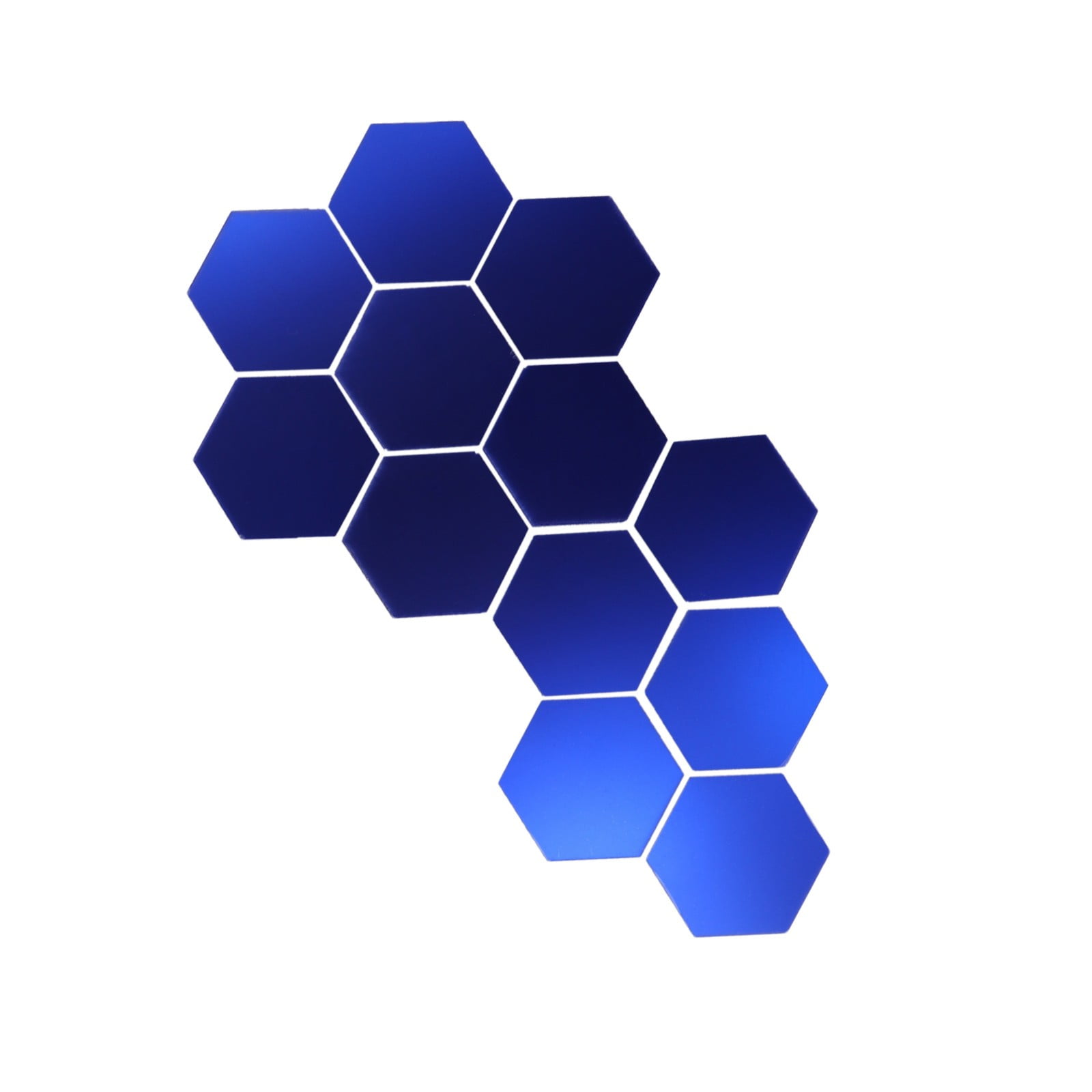 Acrylic Hexagon Mirror Tiles Wall Stickers Easy To Apply Wide Range Of ...