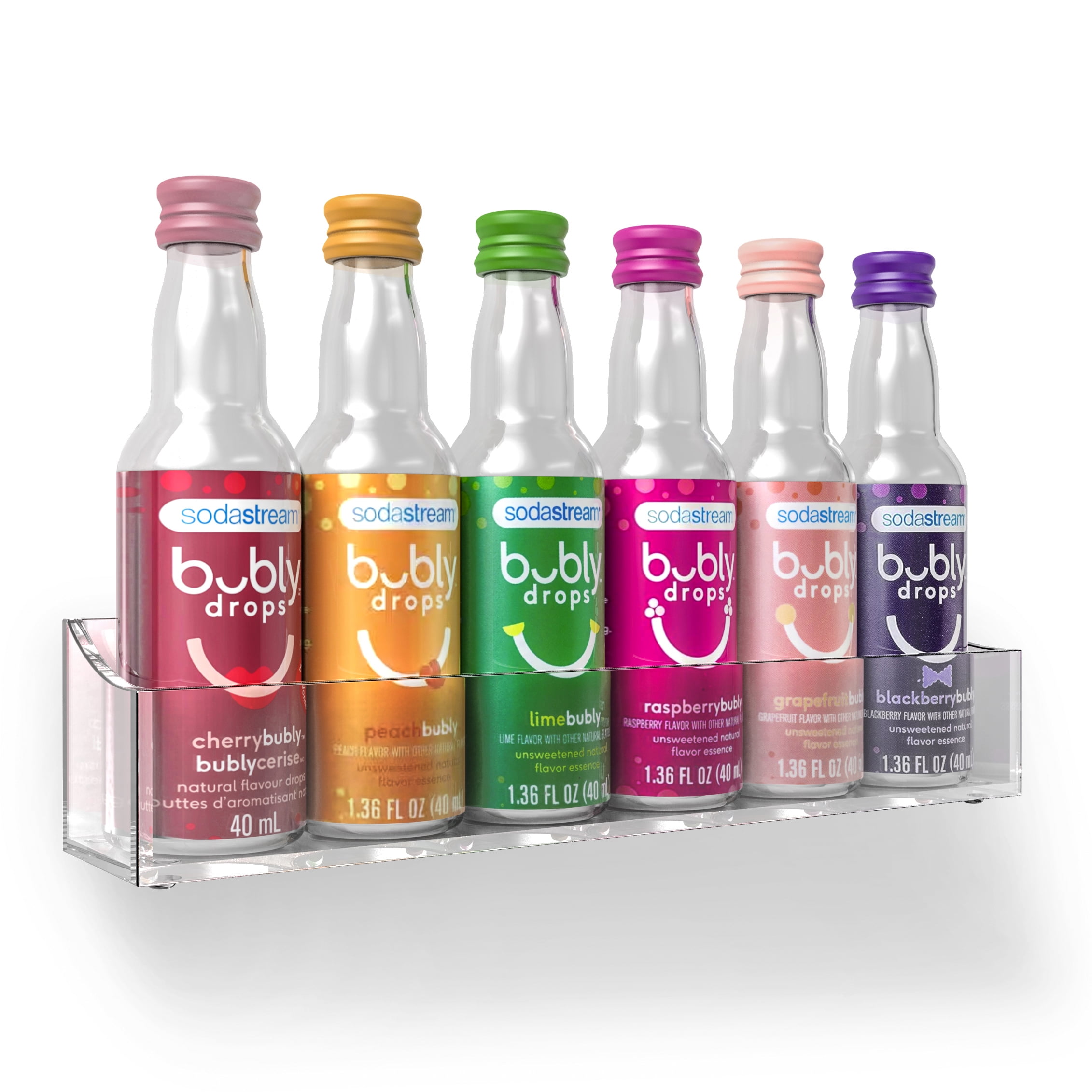 Acrylic Holder for SodaStream Bubly Drops - Countertop / Wall Mount ...