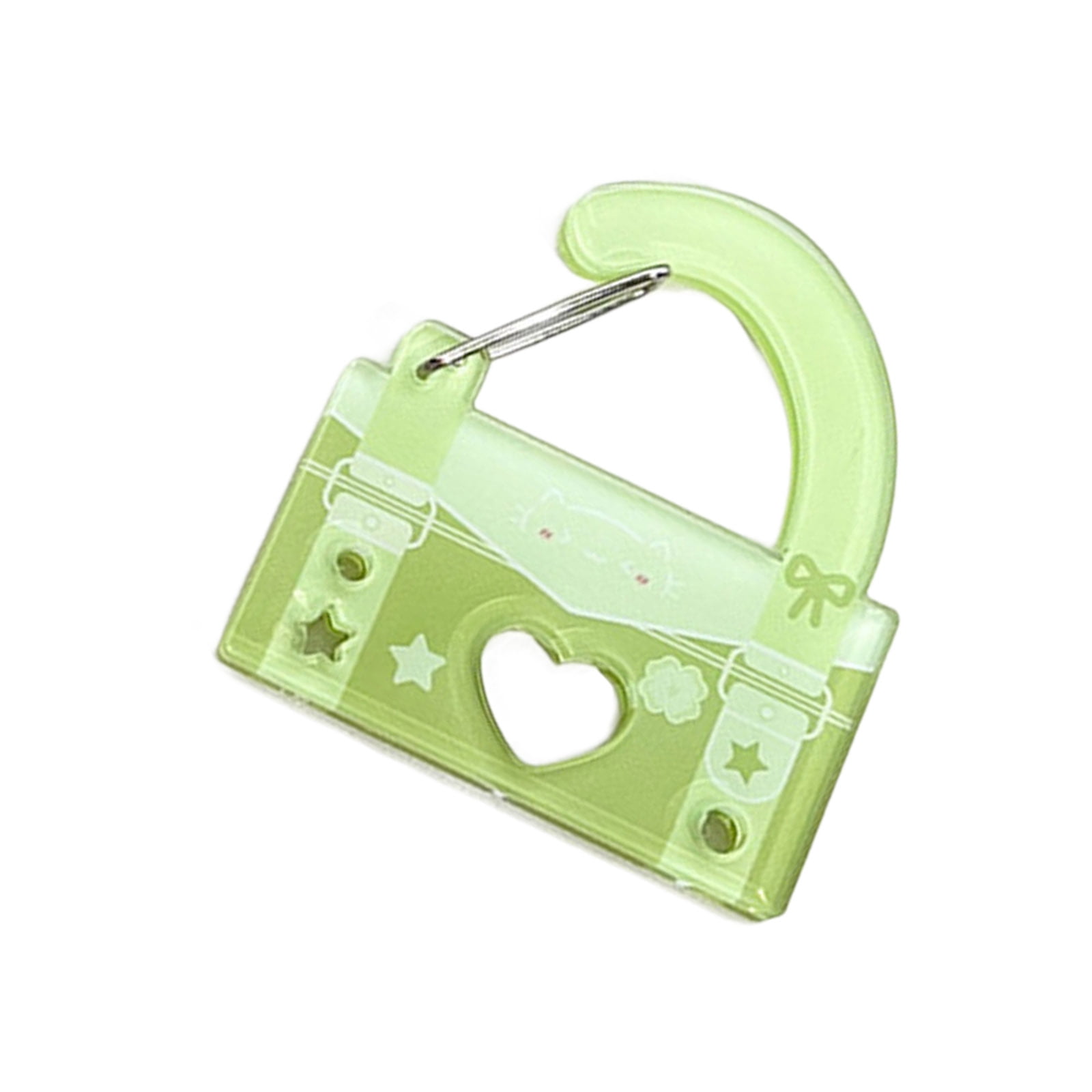 Acrylic Hollow Out Keychain - Cartoon Bag Charm with Keyring for ...