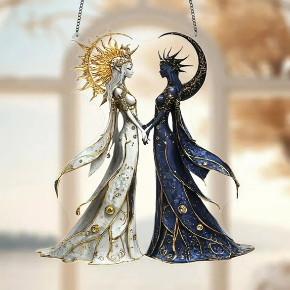 Acrylic Home Celestial Balance Wall Art Decoration 2D Acrylic Pendant ...