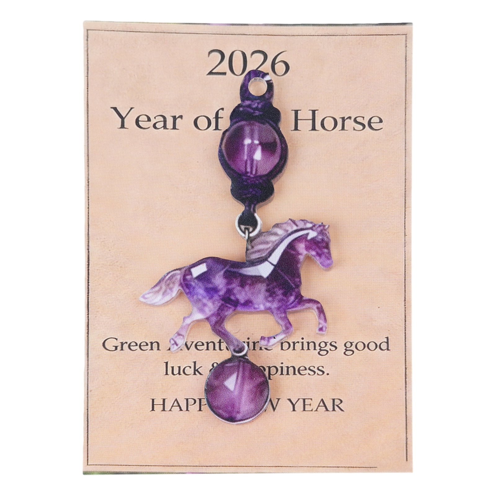 Acrylic Horse Keychain Horses Keychain Car Ornament,Rear View Mirrour ...