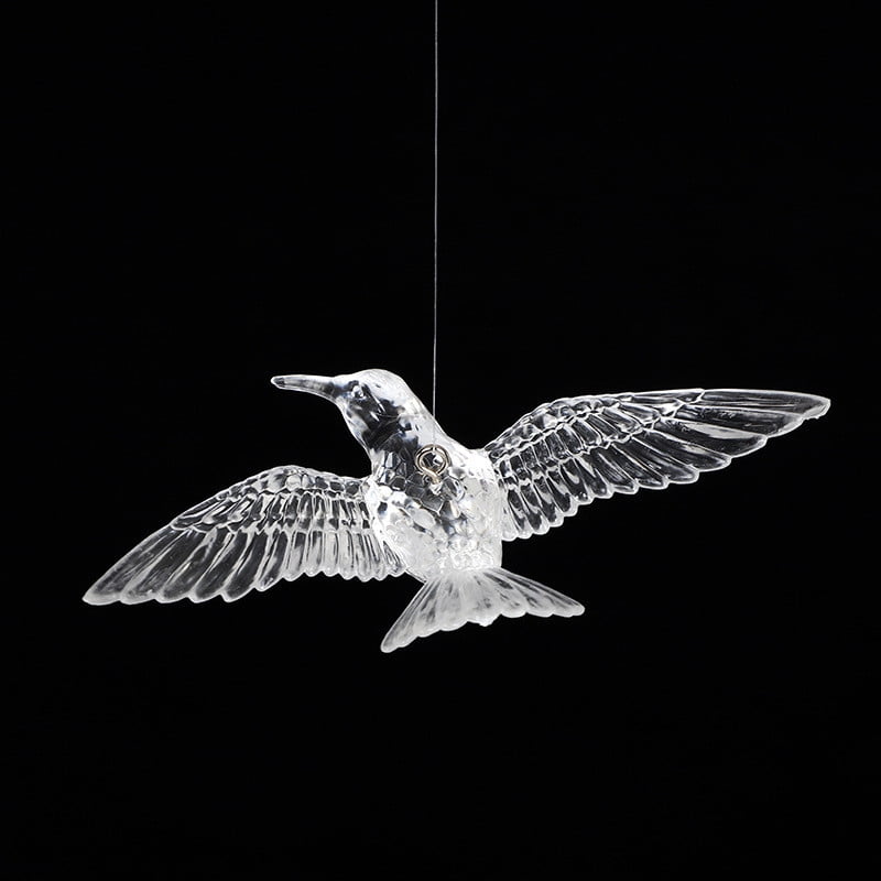 Acrylic Hummingbird Hanging Decor - Crystal-Like Light Refraction ...