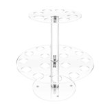 Acrylic Ice Cream Display Stand Transparent Food Rack for Hand Roll ...