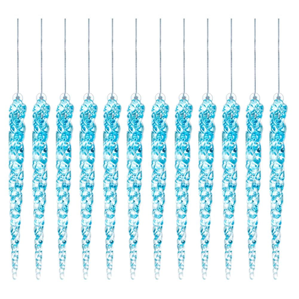 Acrylic Icicle Pendant Christmas Decorations with Realistic Ice Effect ...