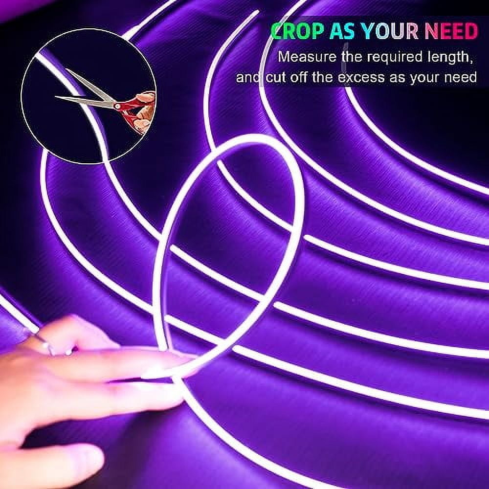 Acrylic Interior Car Lights, AMKI Car LED Strip Light with APP Sub ...