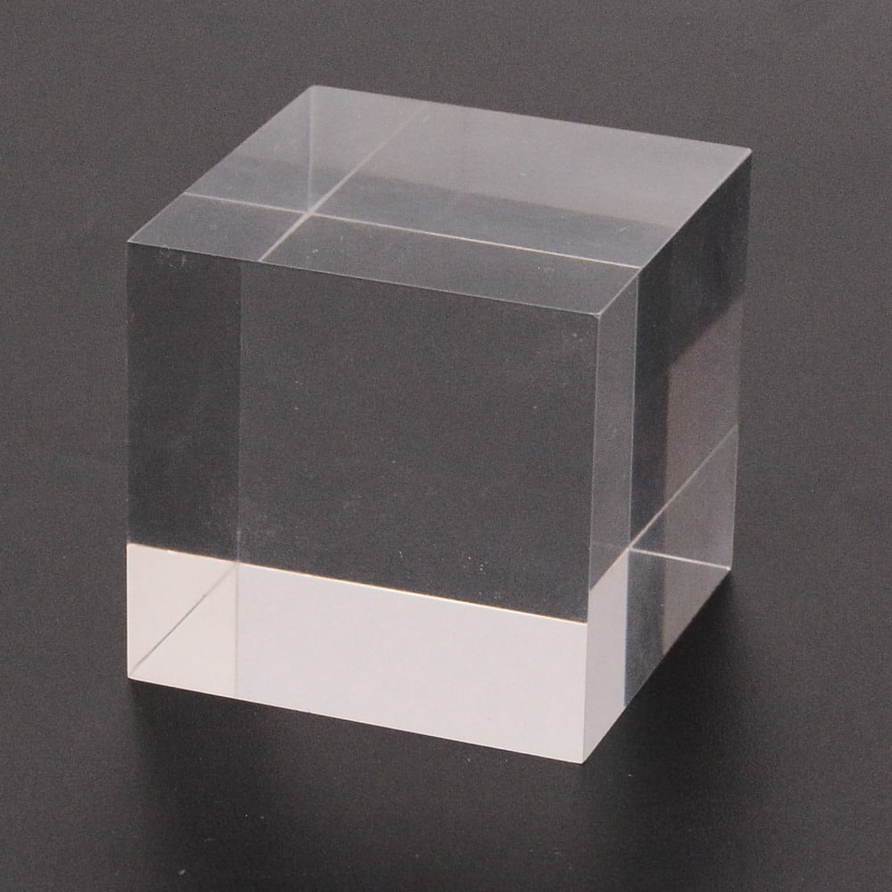 Acrylic Jewelry Display Bases Cube Clear 4.5x4.5x4.5cm - Walmart.com