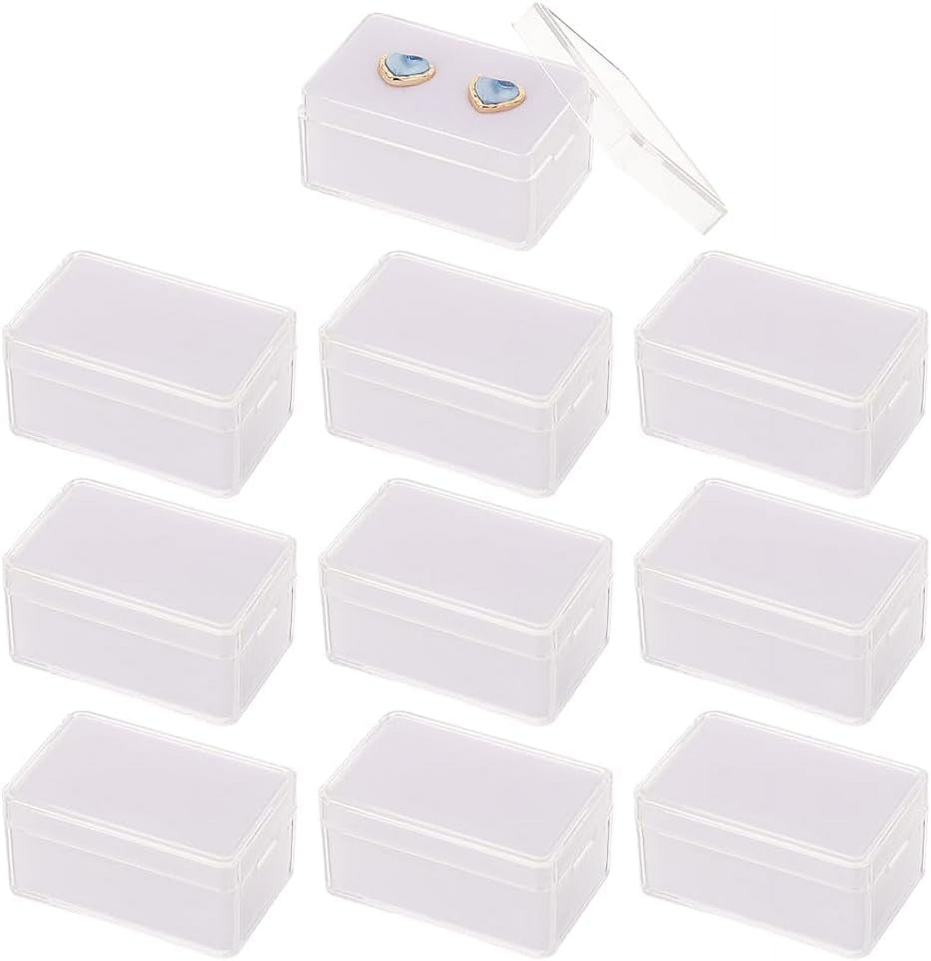 Acrylic Jewelry Storage Box Visual Box with Sponge Inside Rectangle ...