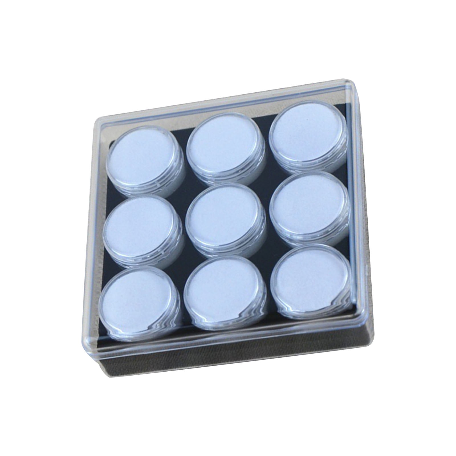 Acrylic Jewelry Storage Case with 9 Compartment Featuring Rotating Lid ...