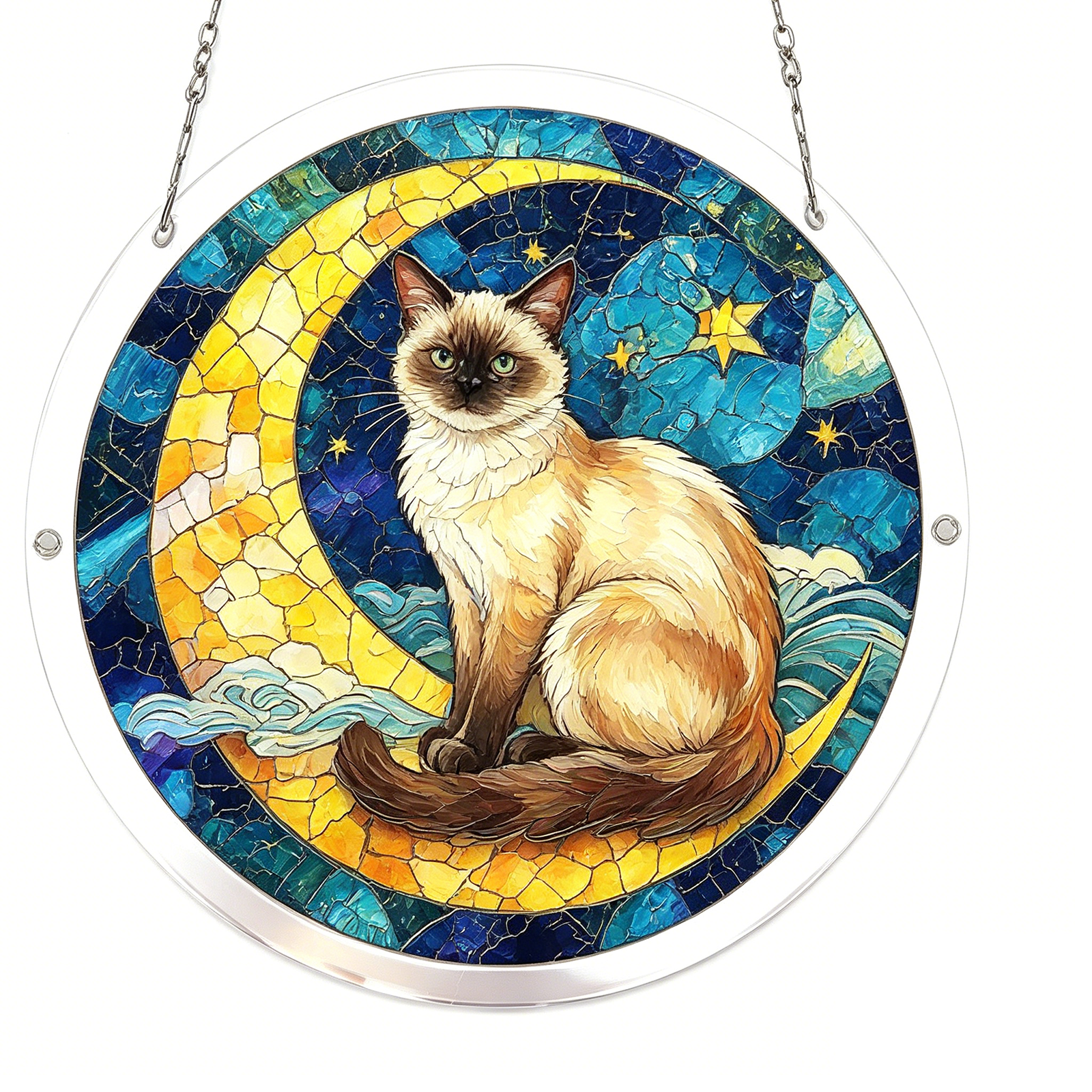 Acrylic Jigsaw Puzzle Sun Catcher, Cat Sun Catcher Puzzle Decoration ...