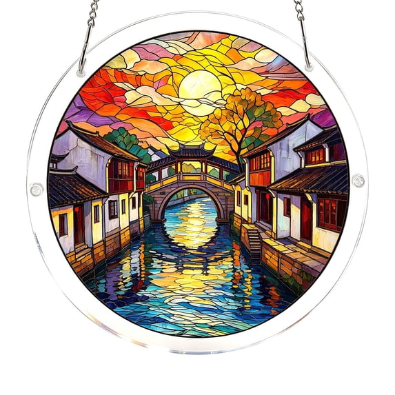 Acrylic Jigsaw Puzzle Suncatcher, DIY Window Suncatcher Acrylic Puzzle ...