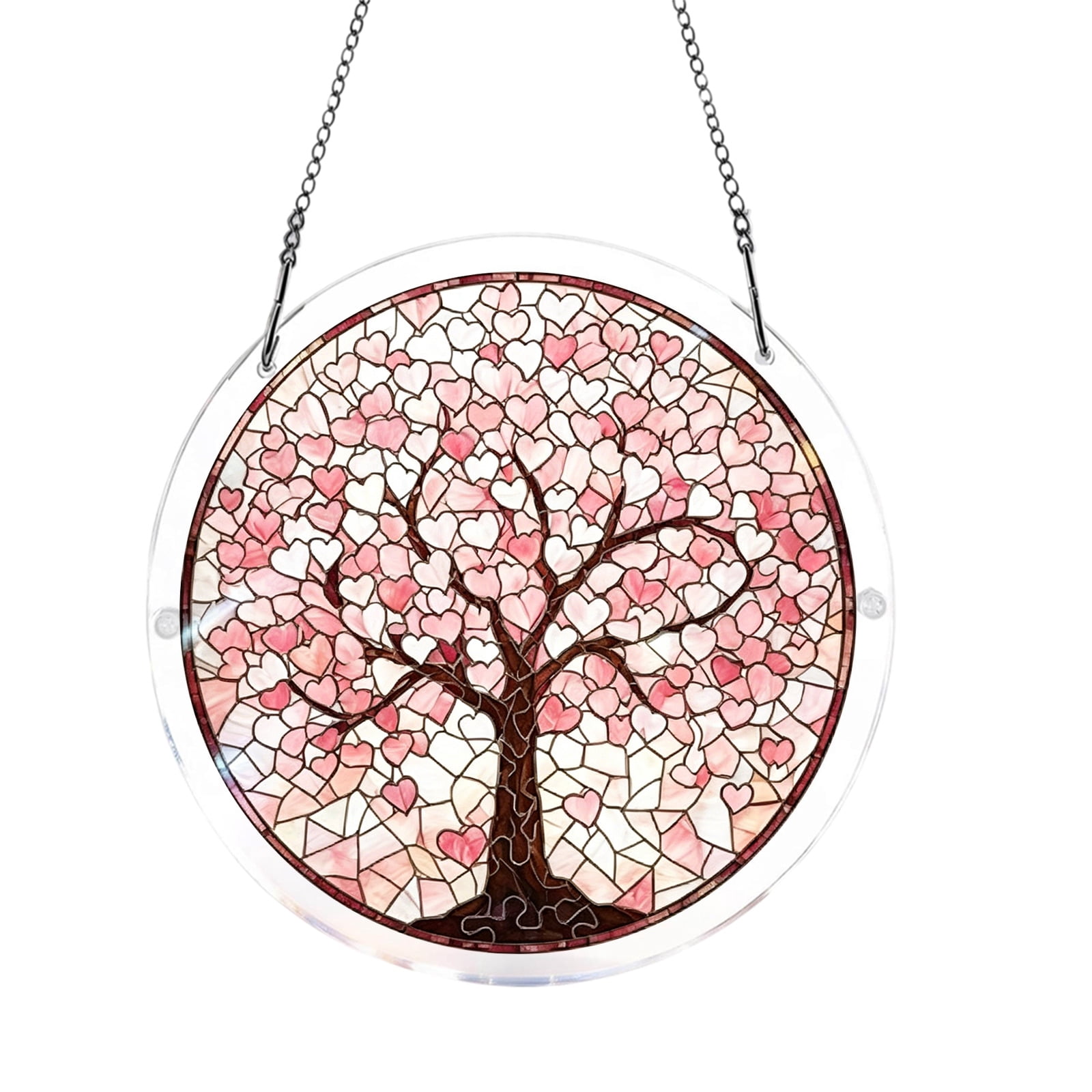 Acrylic Jigsaw Puzzle Suncatcher Stained Glass Window Hanging Ornament ...