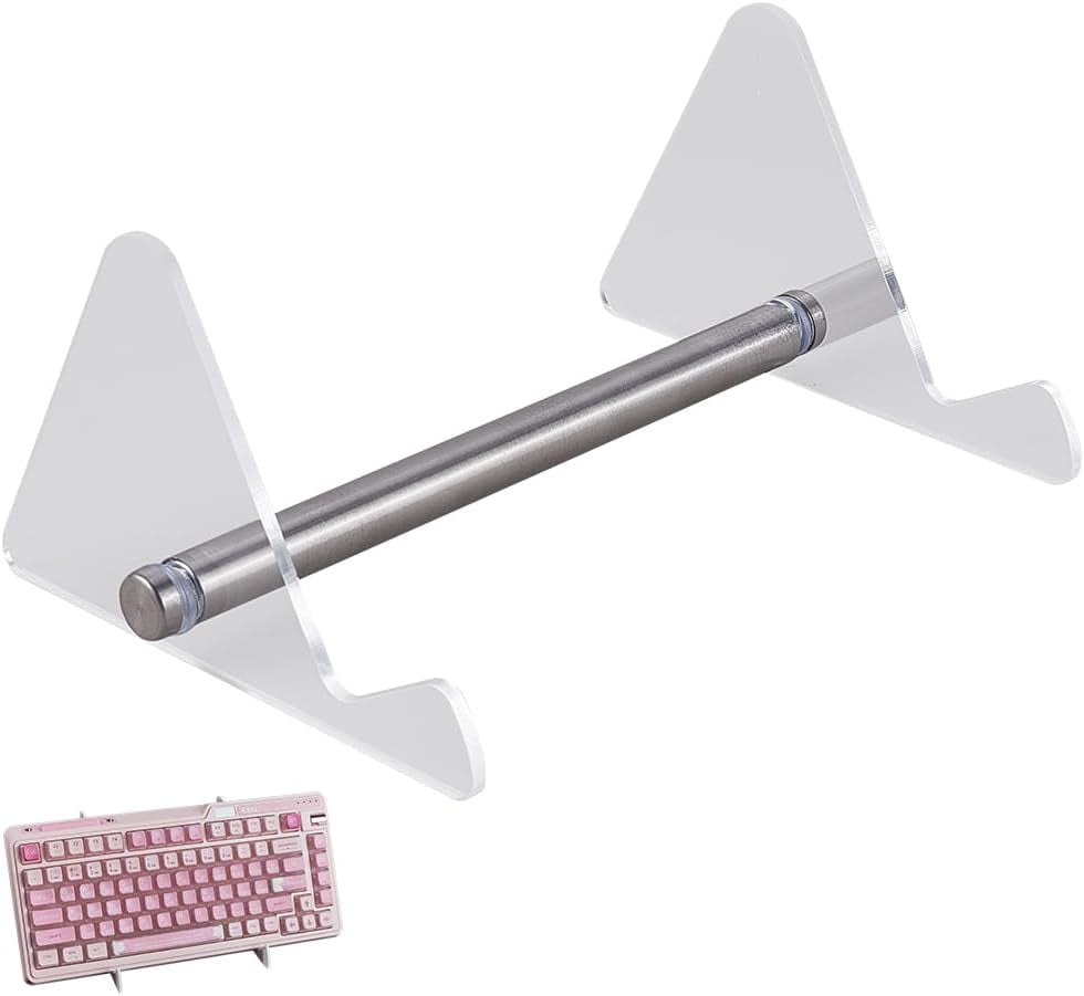 Acrylic Keyboard Display Stand 1-Tier Portable Keyboard Display Shelf ...