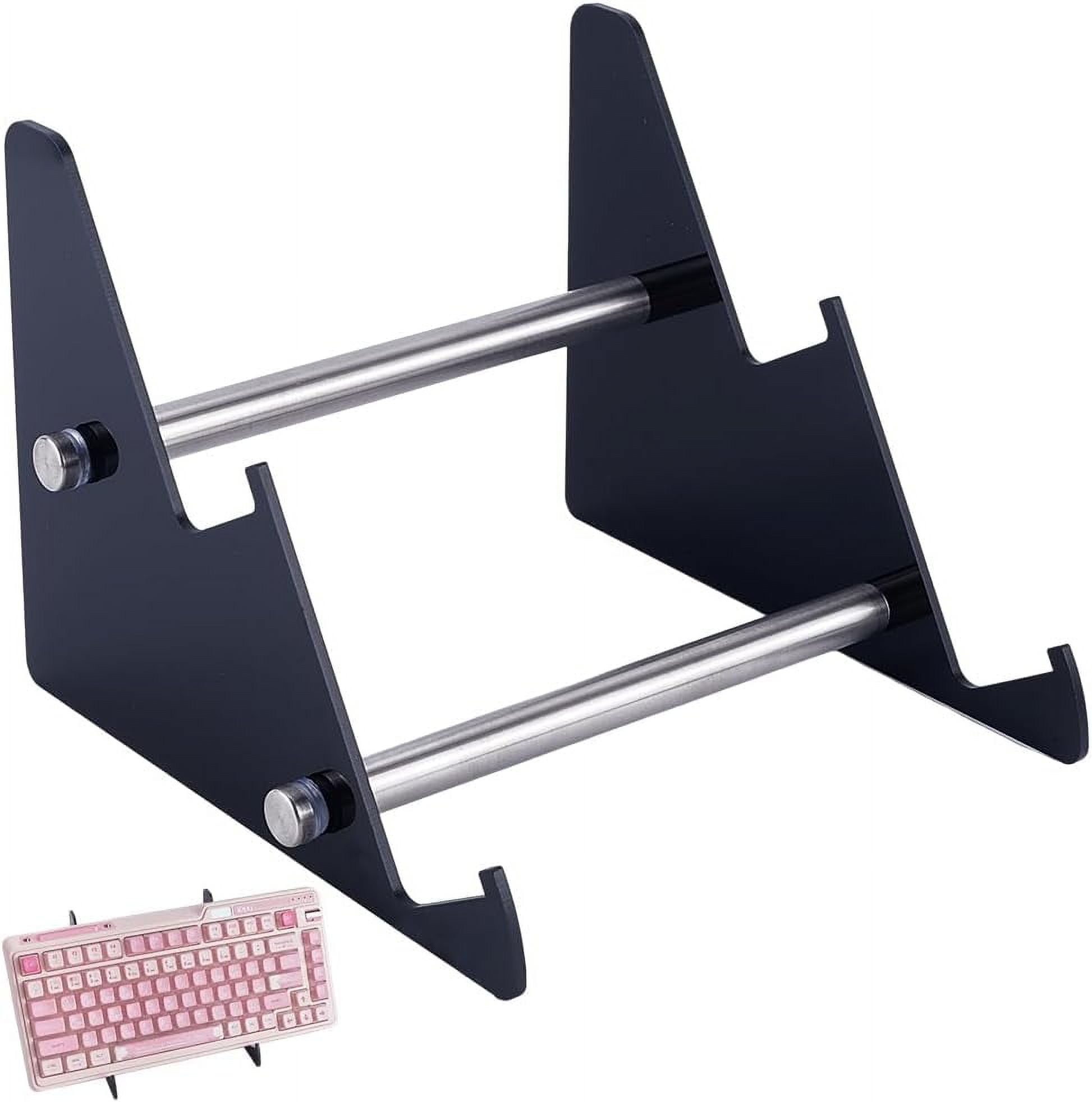 Acrylic Keyboard Display Stand 2-Tier Portable Keyboard Display Shelf ...