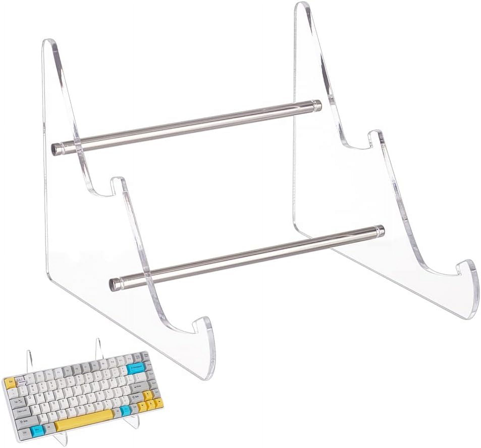 Acrylic Keyboard Display Stand Holder 2-Tier Mechanical Computer ...