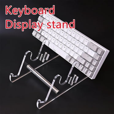 Acrylic Tilted Computer Keyboard Stand for Ergonomic Typing, Keyboard ...