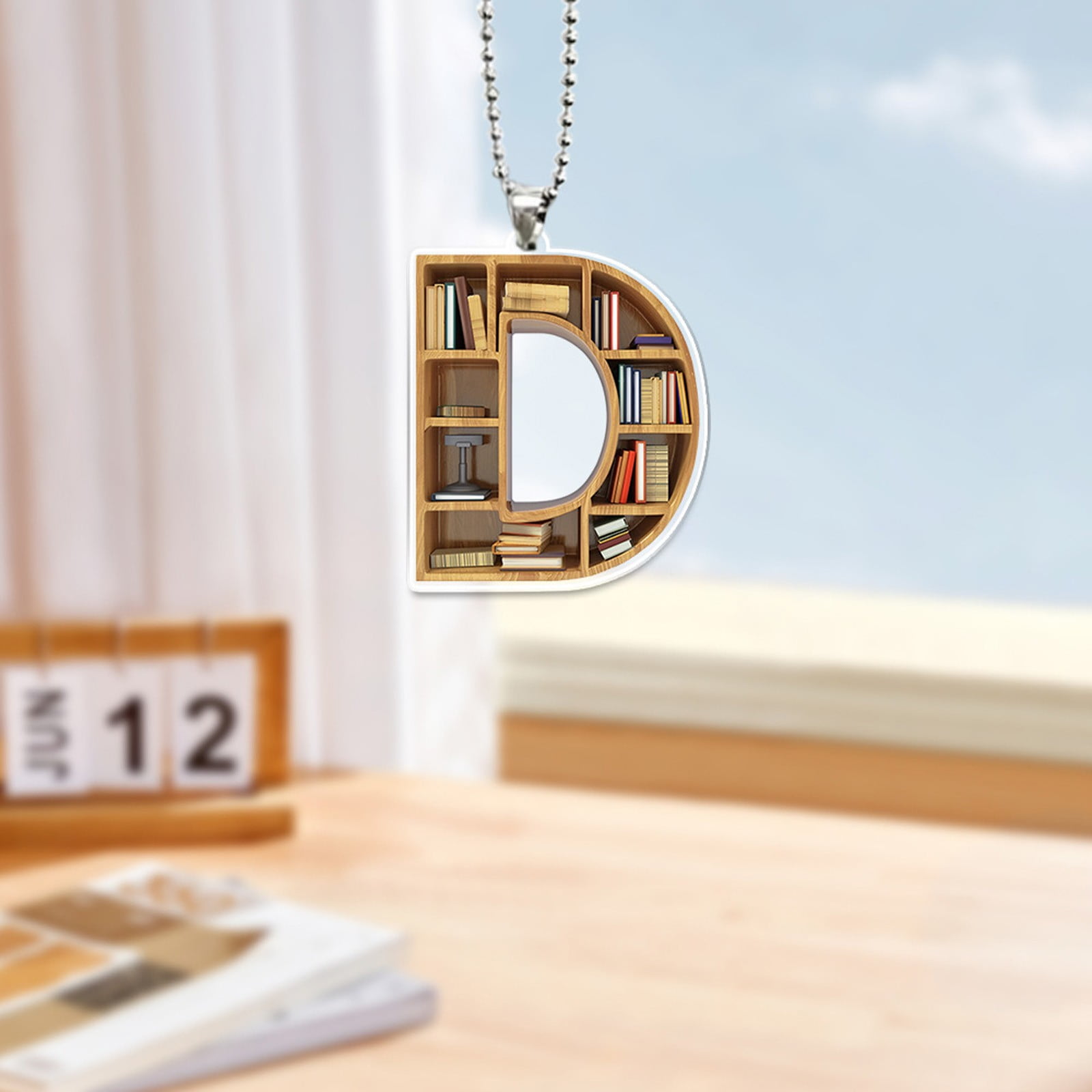 Acrylic Keychain Under $5! Yannianjz Acrylic Keychain with 26 Letters ...