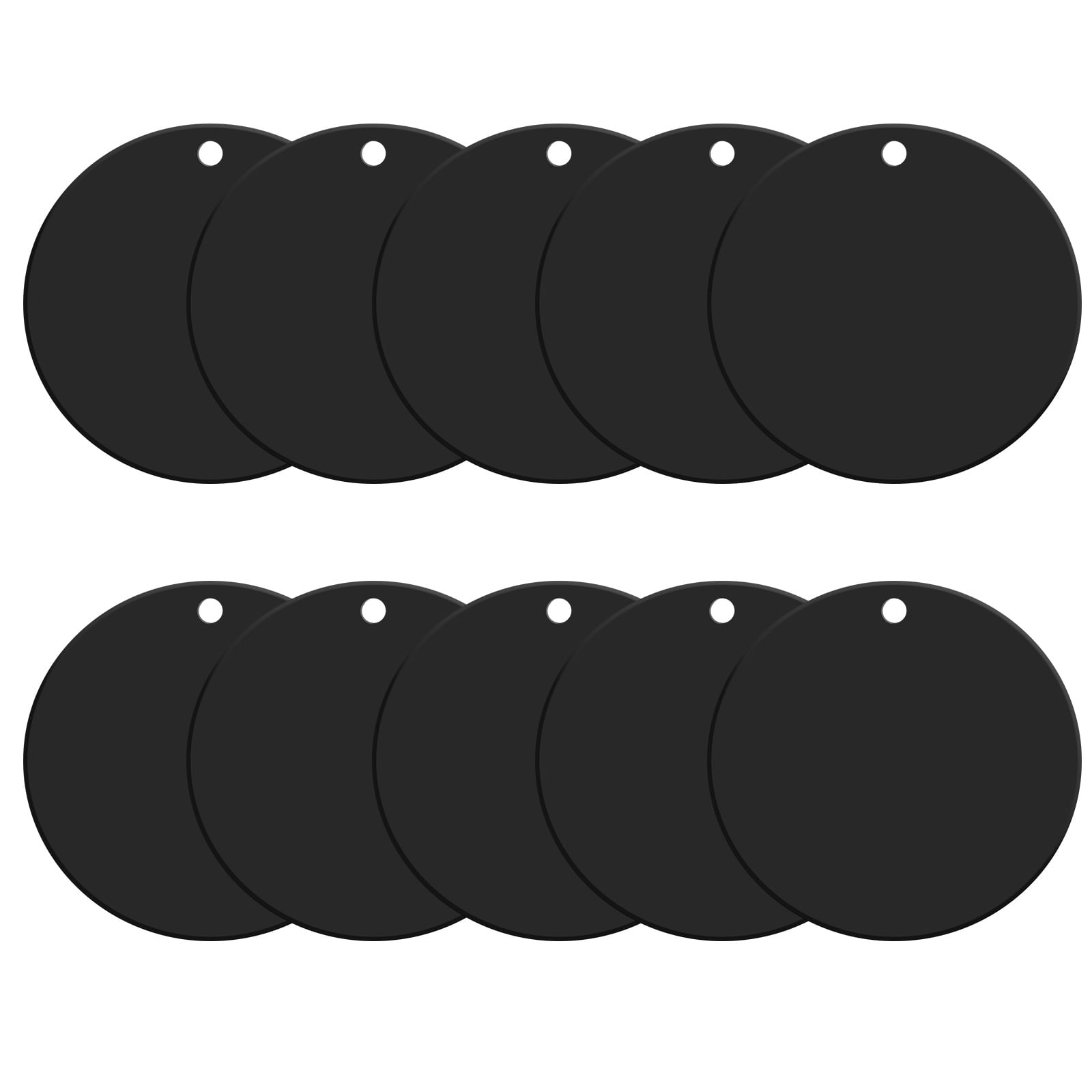 Acrylic Keychain Blanks, 2.5 Inch Round Clear Disc Ornaments for DIY ...