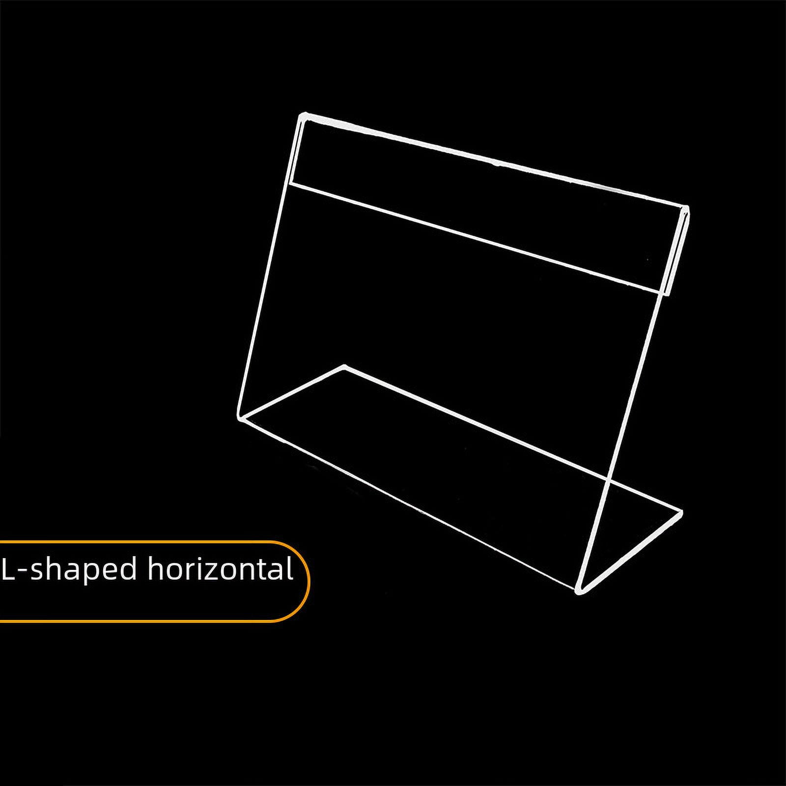 Acrylic L-type a5 a6 table card price tag supermarket commodity price ...