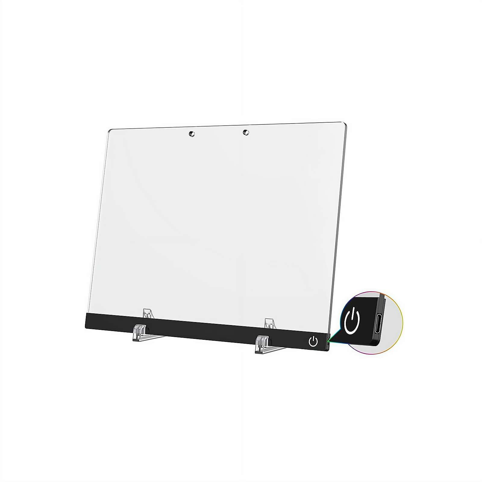 Acrylic LED Drawing Board, LED Note Message Board with 7 Vibrant Colors ...