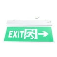 Acrylic LED Emergency Exit Sign Indicator Light 110-220V - Evacuation ...