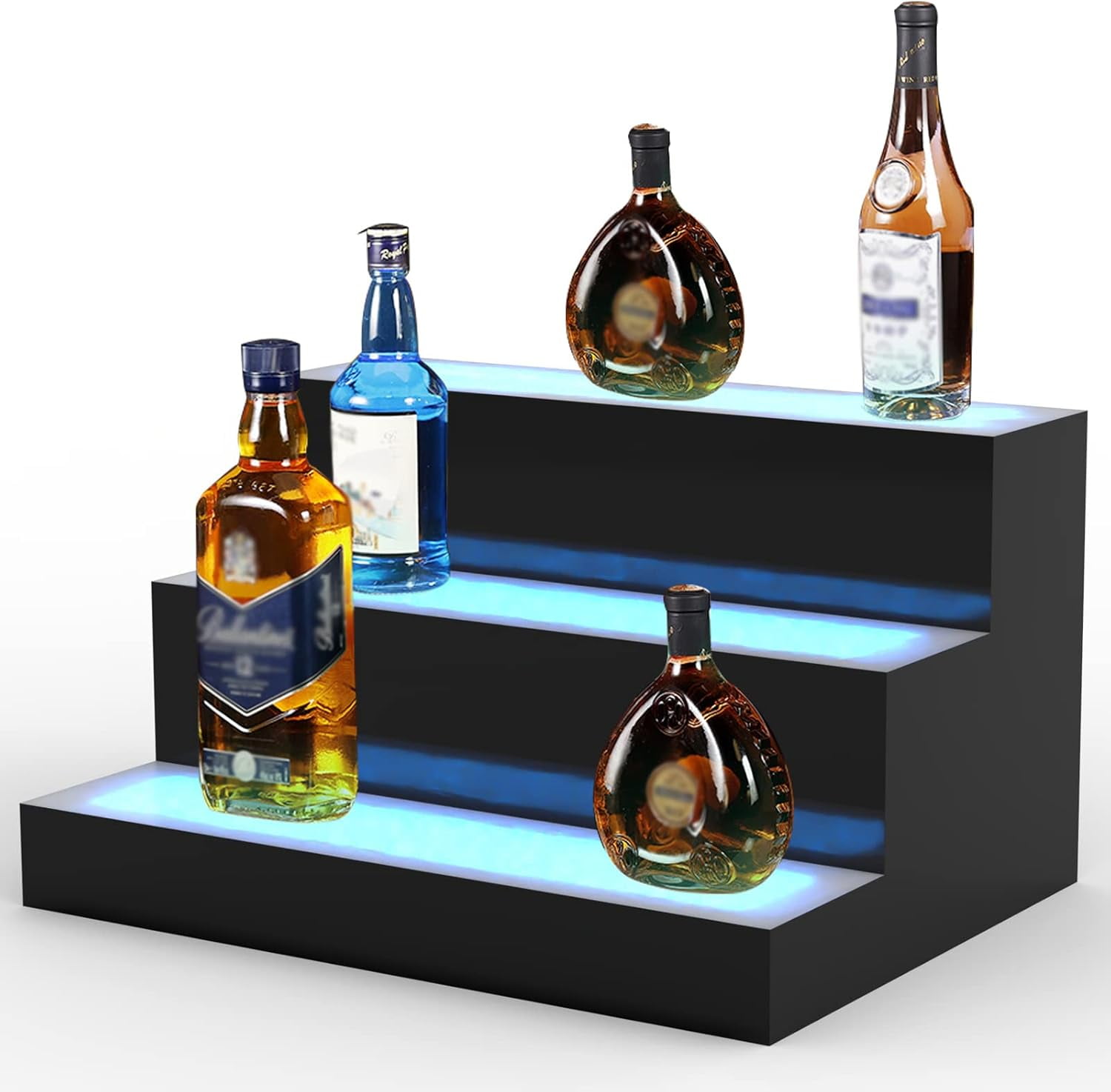 Acrylic LED Liquor Display Shelf with Remote Control for Bar Countertop ...