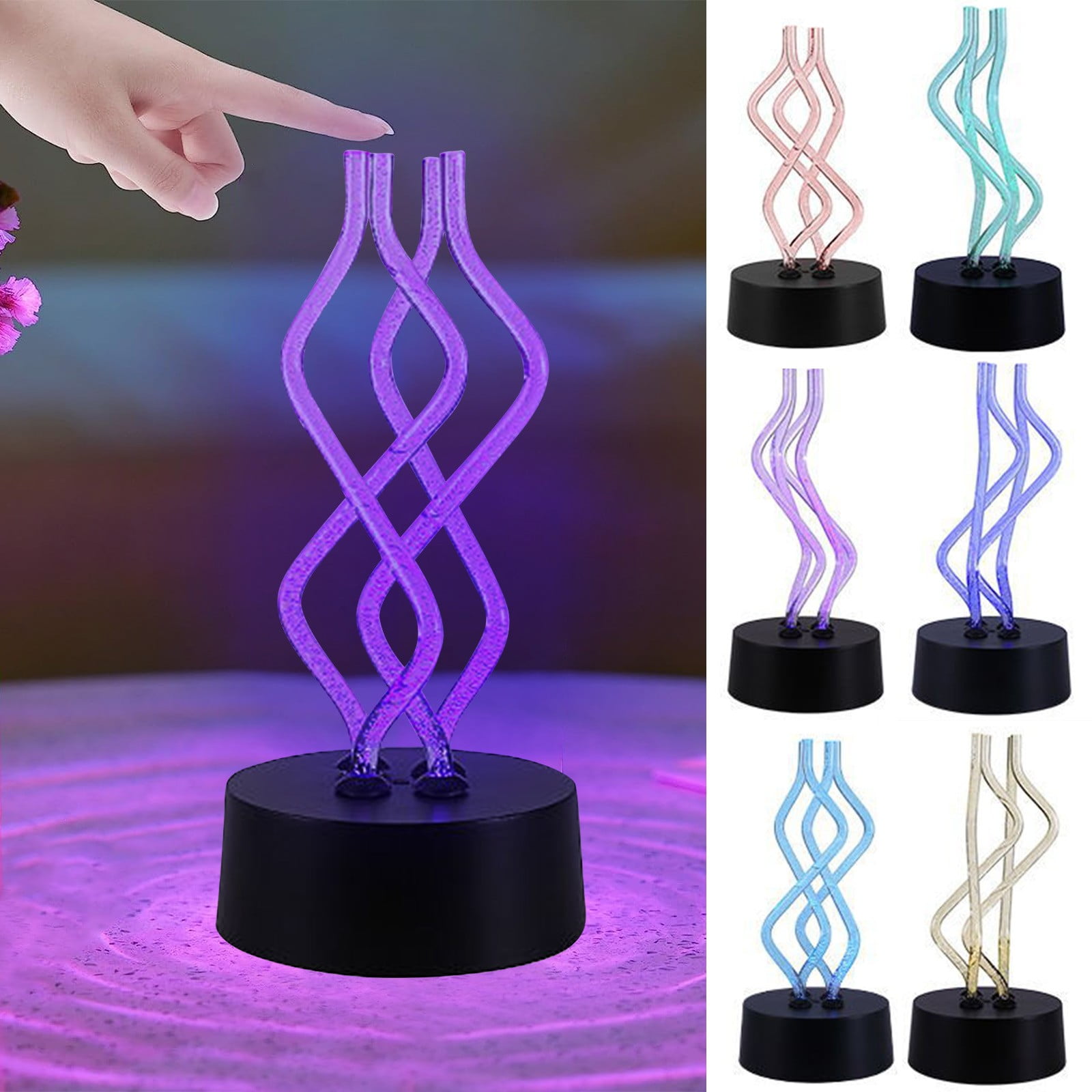 Acrylic LED Table Lamp | Night Light Bar Stick | USB & Battery Powered ...