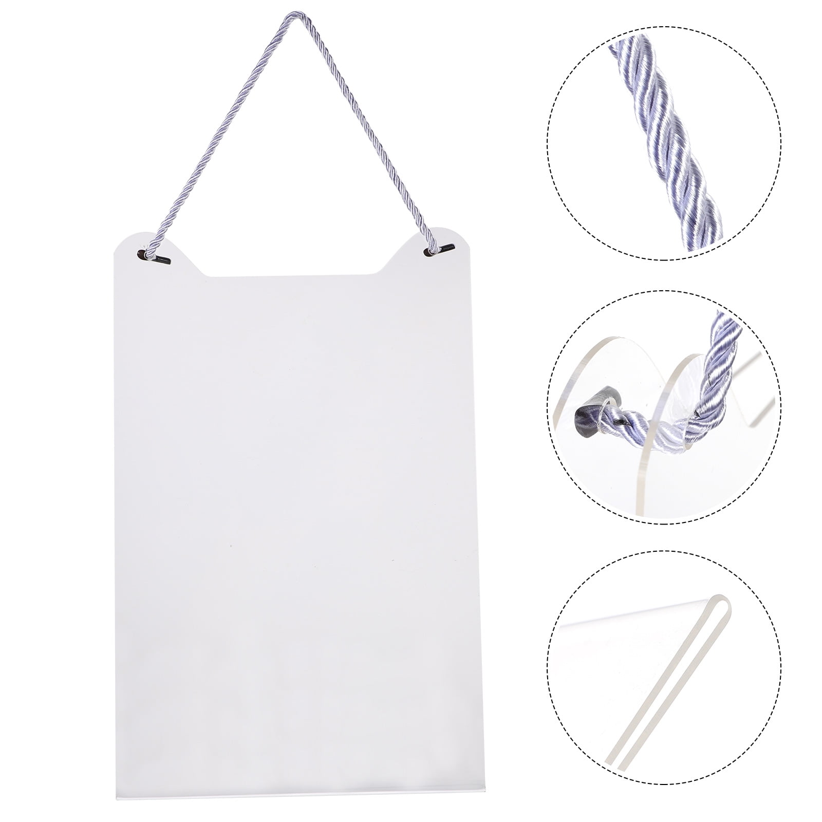 Amosfun Clear Display Shelf Sign Holder Acrylic Transparent 1Pack ...