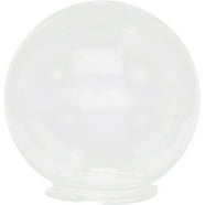 KastLite 16" Clear Acrylic Lamp Post Globe | Smooth Textured with 5.25 ...