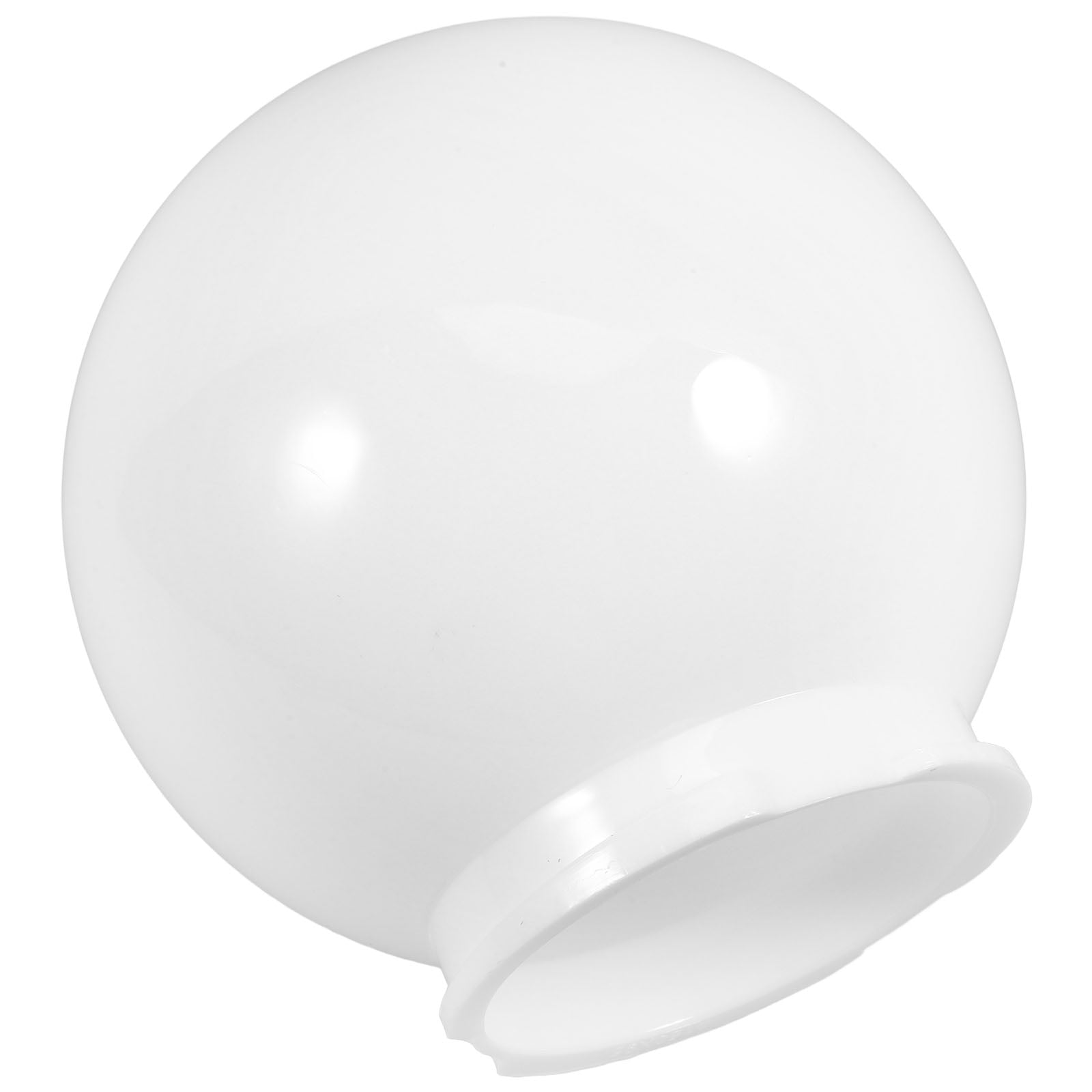 Acrylic Lamp Post Globe Socket Neck White Lamp Shade Ceiling Fan Globes ...