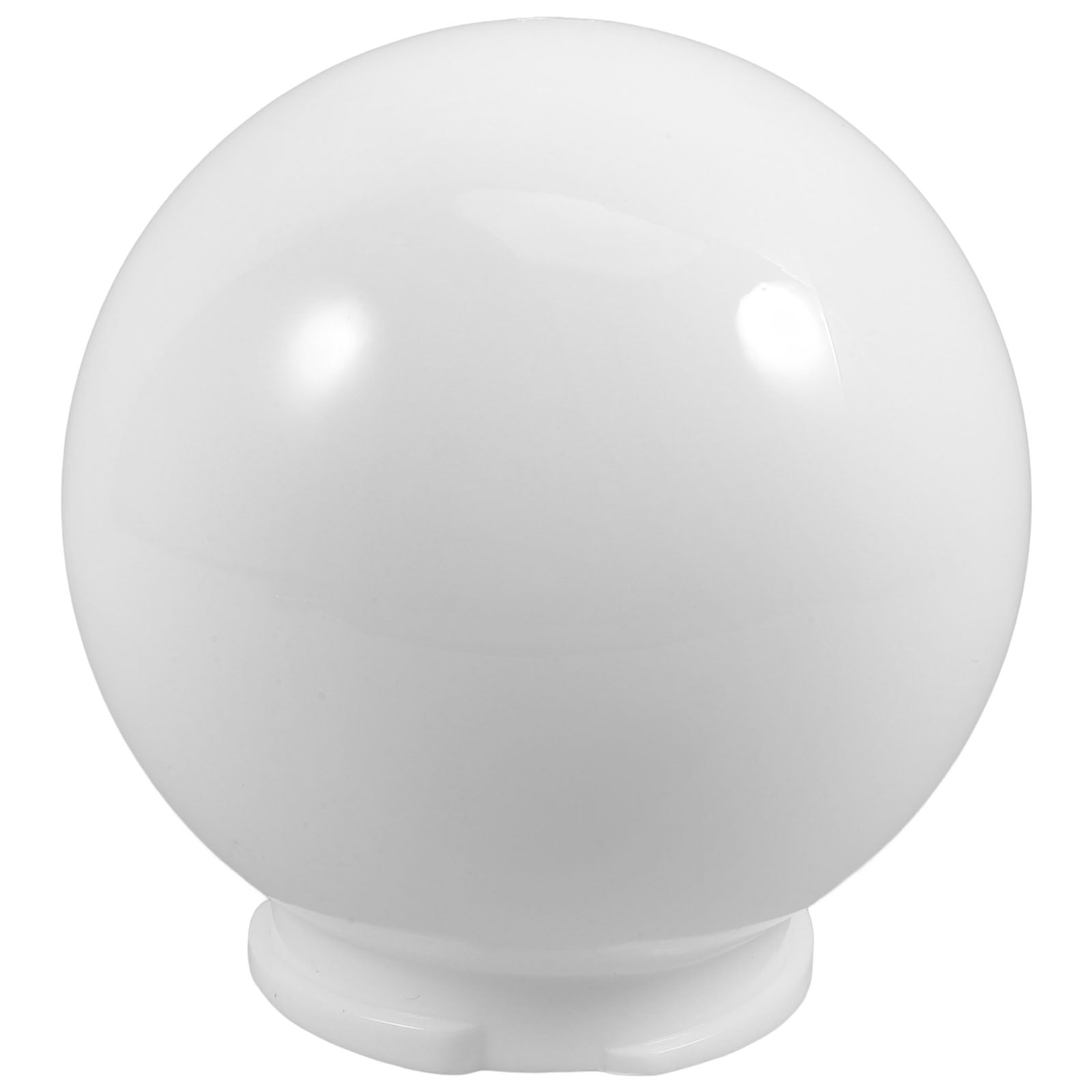 Acrylic Lamp Post Globe Socket Neck White Lamp Shade Ceiling Fan Globes ...