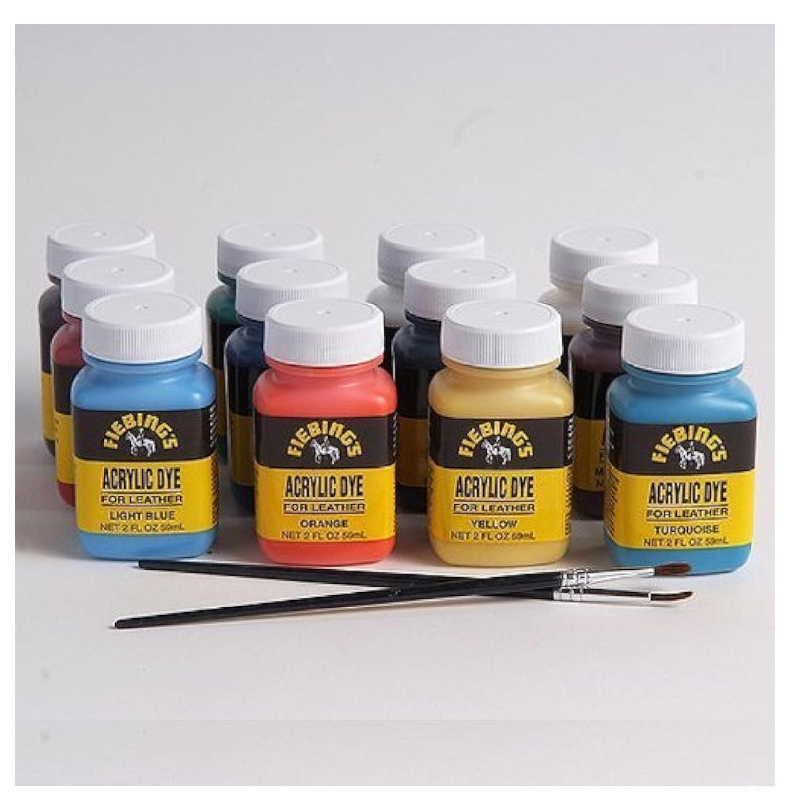 Acrylic Leather Dye Pack - 2 Ounces, Set of 12 - Walmart.com