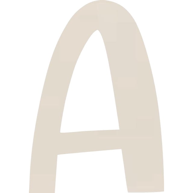 Acrylic Letter A Icebold, 4'' Tall White Custom Wedding Plastic Letters ...