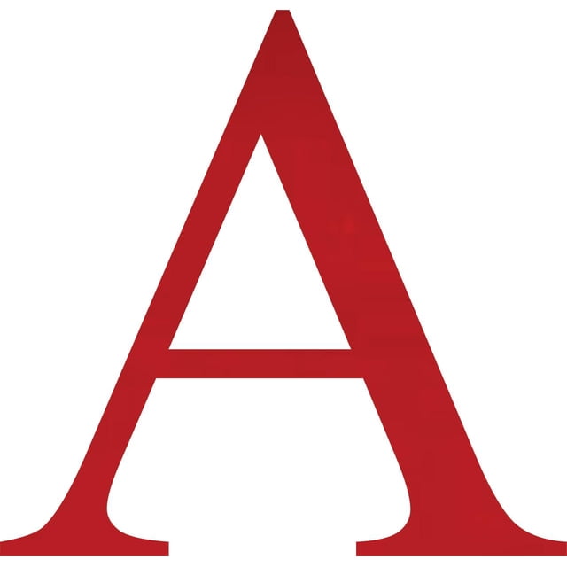 Red Acrylic A Letter | Wall decals for party supply stores - Walmart ...