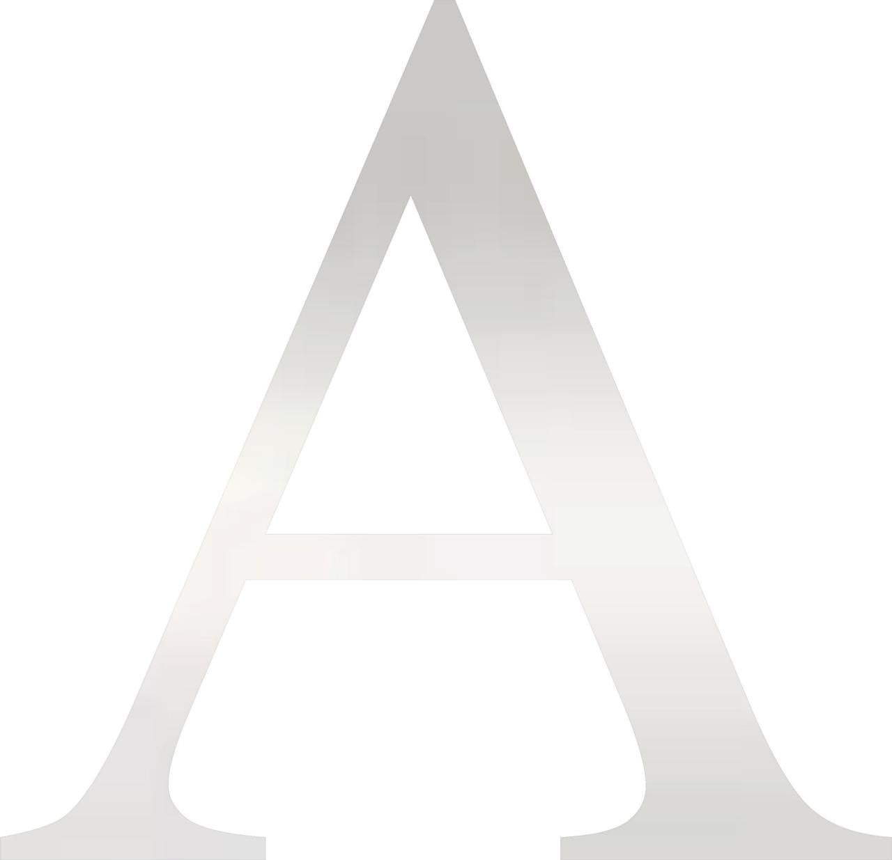 Acrylic Letter A Times, 6'' Tall Clear Acrylic Alphabet Letters, Choose ...