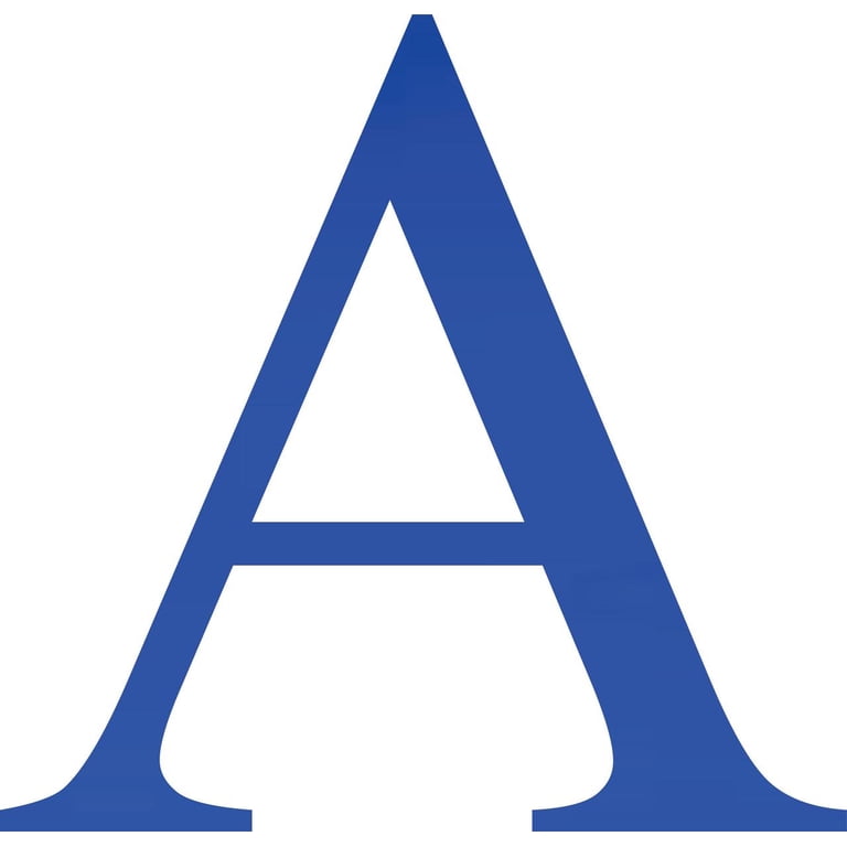 Blue Letter A Cool Text Style Effect K, L, M, N, O, P, Q, R, S, T,