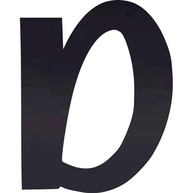 Acrylic Letter D Icebold, 4'' Tall Transparent Black Custom Wedding Plastic Letters, Reception ...