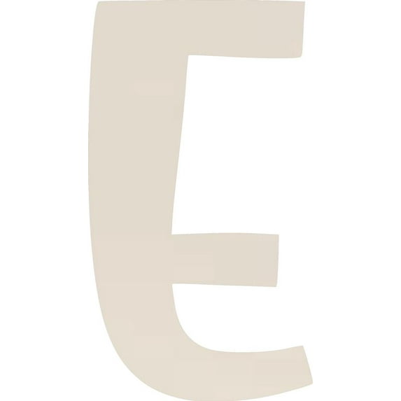 Acrylic Letter E Blank Craft, 8'' Tall White Custom Wedding Reception Signage, DIY - Walmart.com