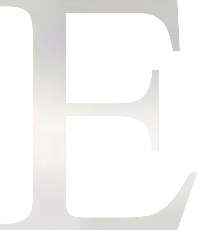 Acrylic Letter E Times, 2'' Tall Clear Acrylic Sign Letter, Choose Your ...