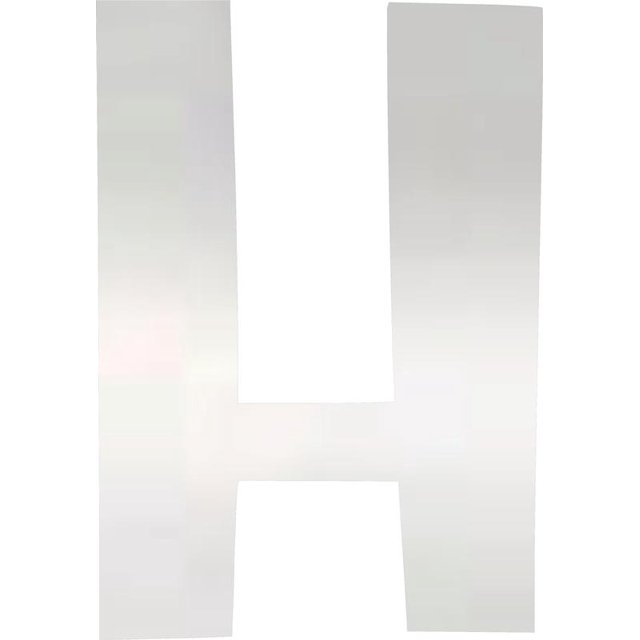 Acrylic Letter H Blank Craft, 10'' Tall Clear Custom Wedding Reception Signage, DIY - Walmart.com