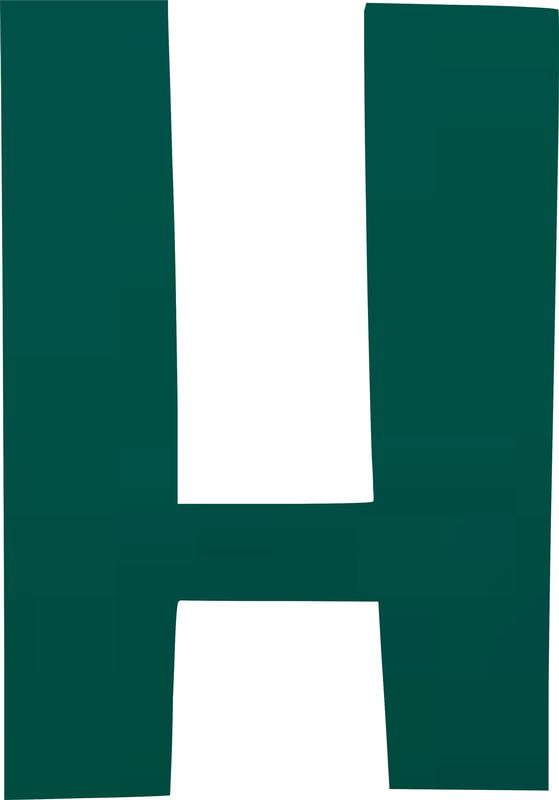 Acrylic Letter H Blank Craft, 8'' Tall Frosted Teal Custom Wedding Reception Signage, DIY ...