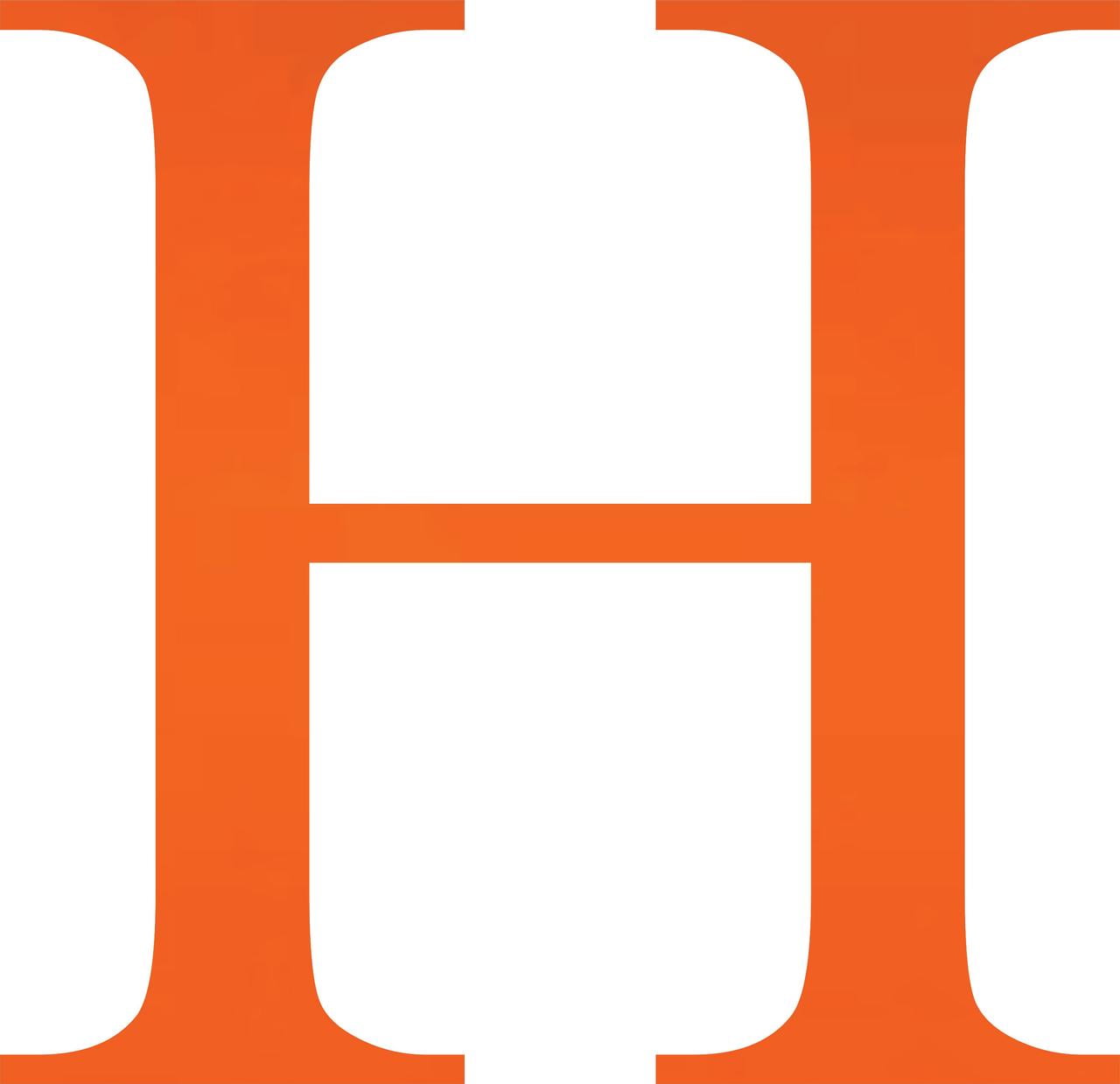Acrylic Letter H Times, 10'' Tall Fluorescent Orange Custom Acrylic Letters, Choose Your Color ...