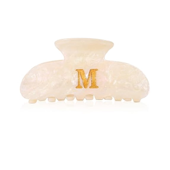 Acrylic Letter Hair Clips For Women - Initial Cute Hair Claw Clips for ...