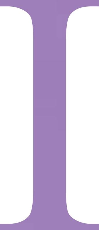 Acrylic Letter I Times, 6'' Tall Lavender Acrylic Alphabet Letters ...