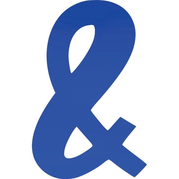 Acrylic Letter & Icebold, 4'' Tall Transparent Dark Blue Custom Wedding ...