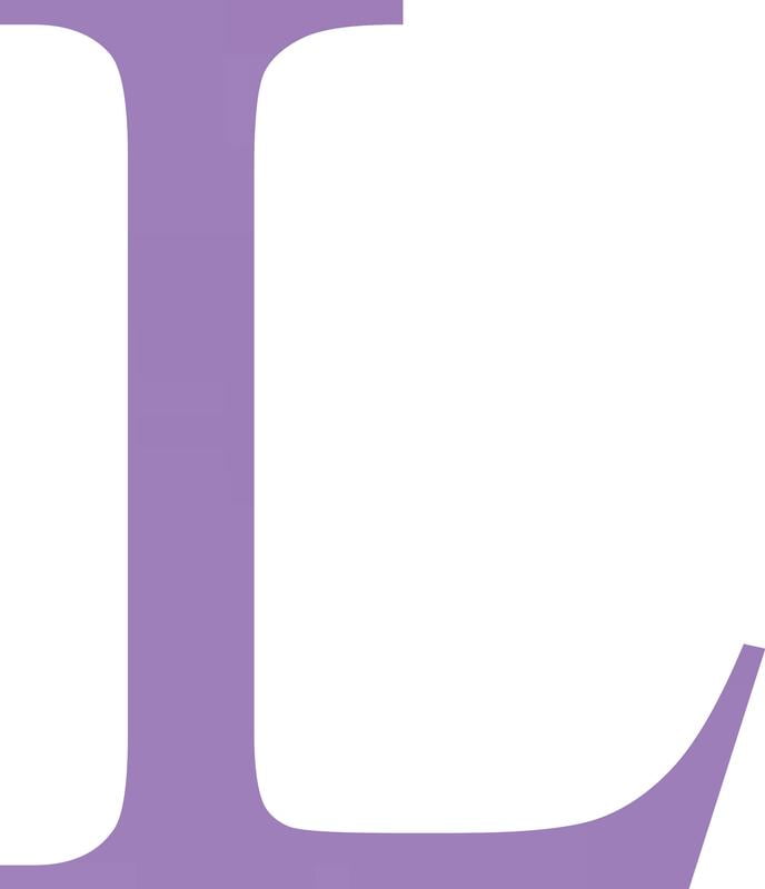 Acrylic Letter L Times, 2'' Tall Lavender Acrylic Sign Letter, Choose ...