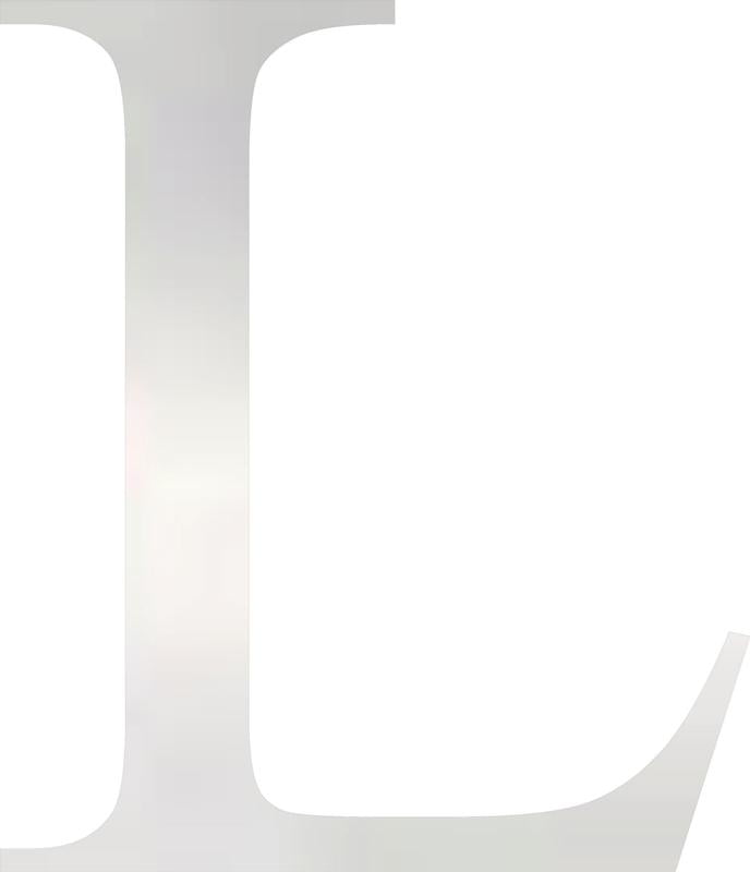 Acrylic Letter L Times, 4'' Tall Clear Laser Cut Acrylic Letters ...